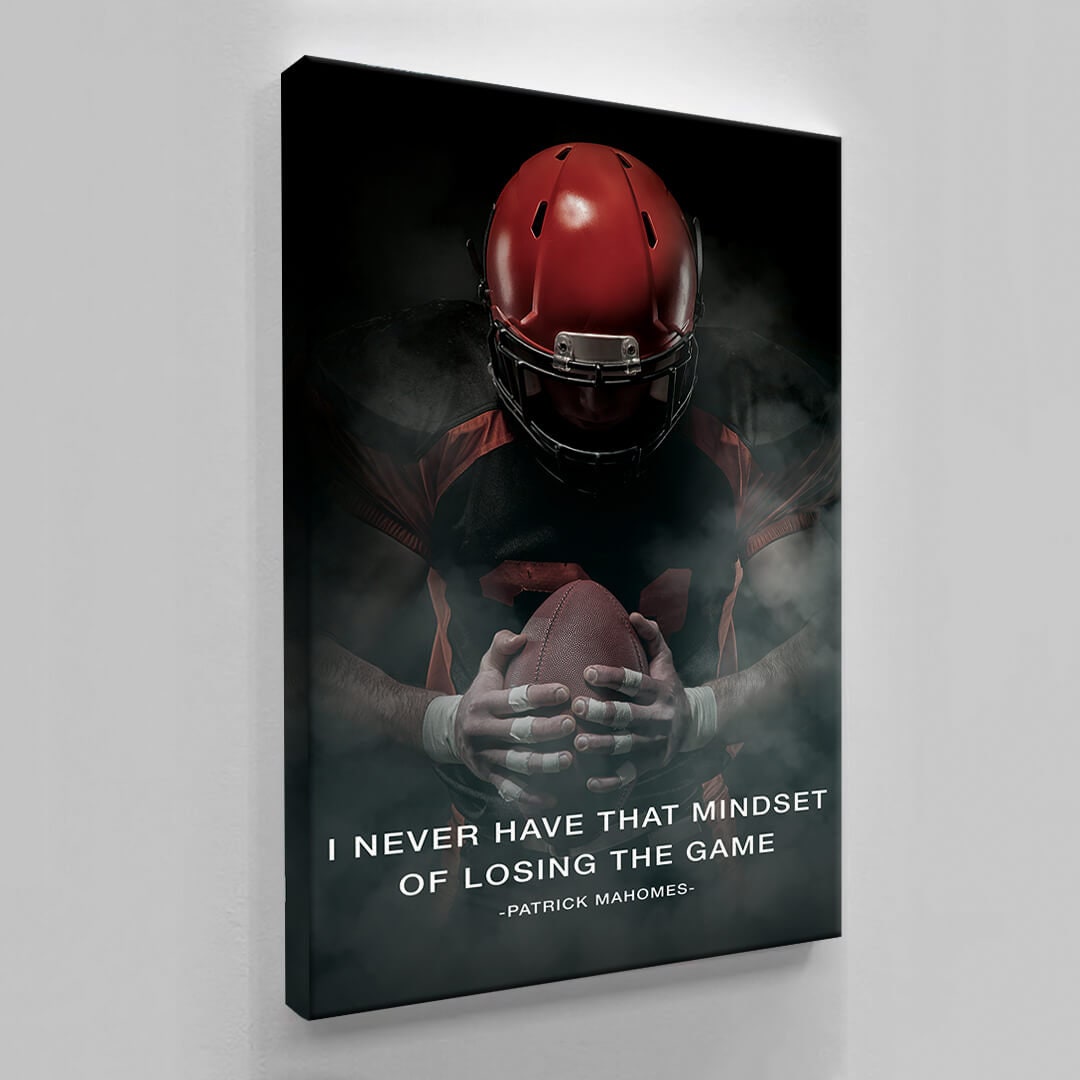 Patrick Mahomes Motivational Quotes American Football Wall Decor Super ...