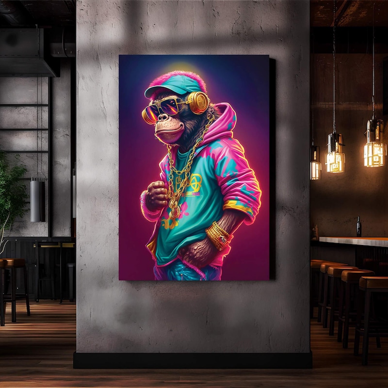 Monkey Picture Frame - Etsy