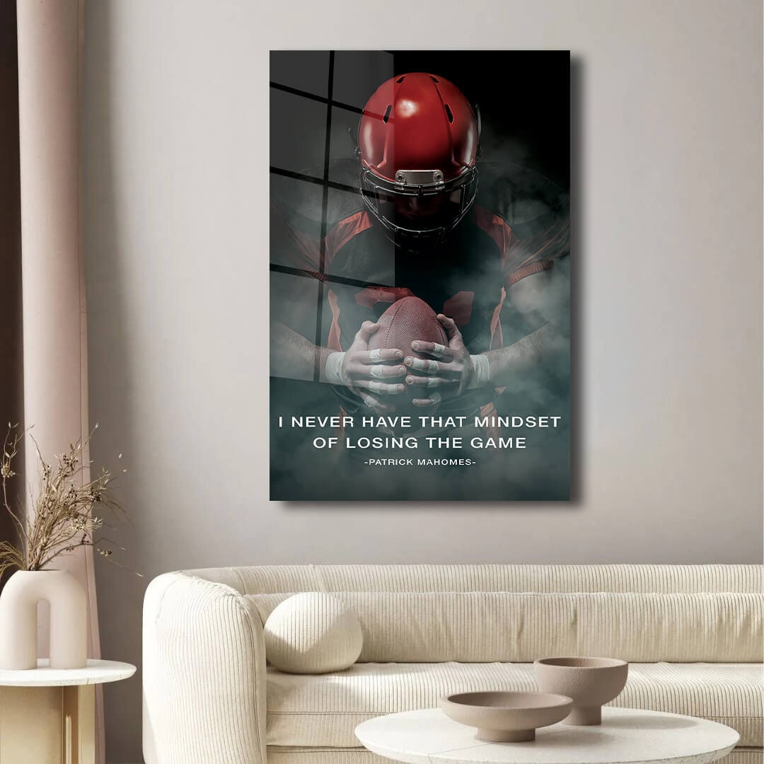 Patrick Mahomes Motivational Quotes American Football Wall Decor Super ...