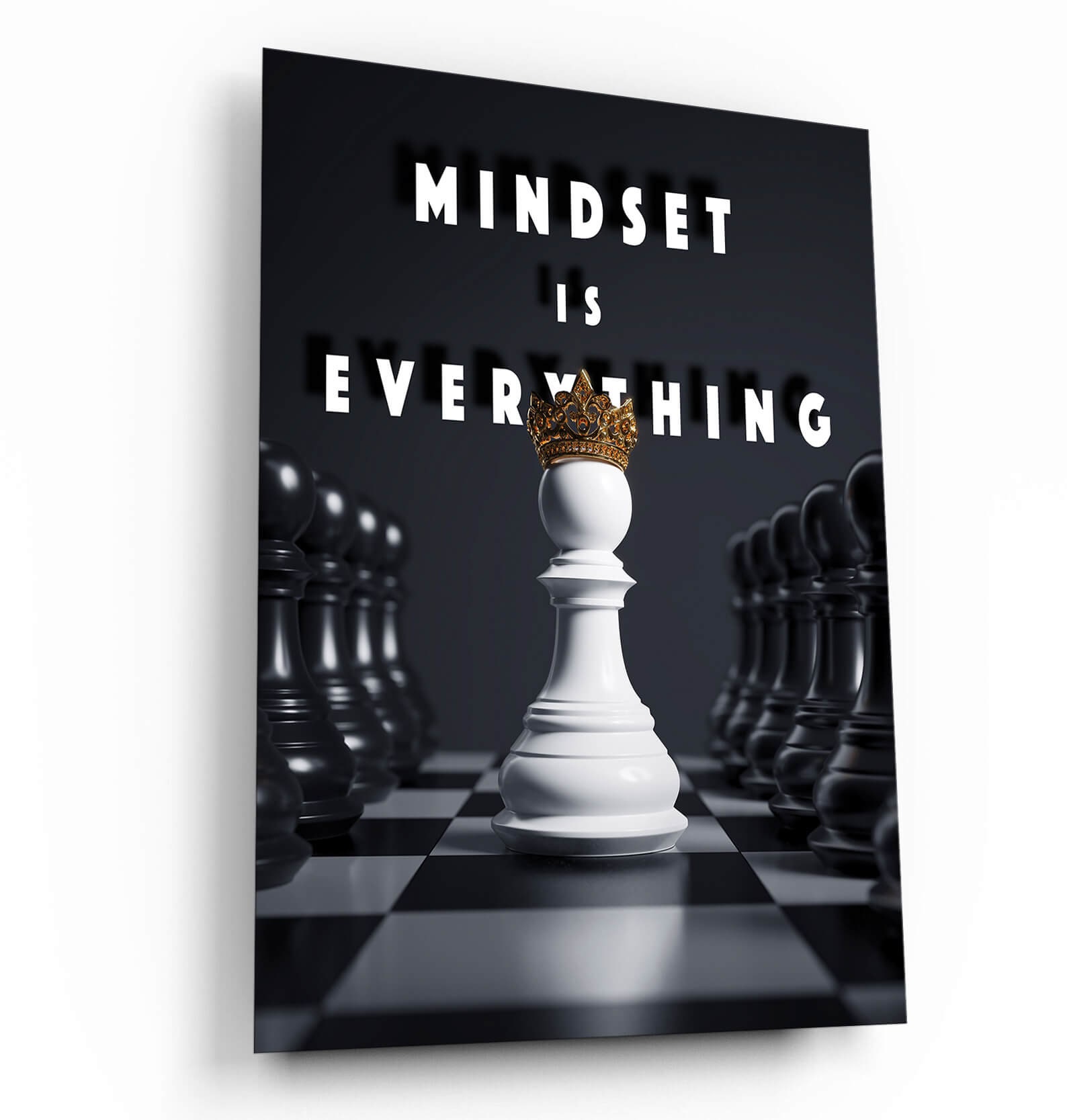 Chess Queen Mindset is Everything Office Decor Motivational - Etsy