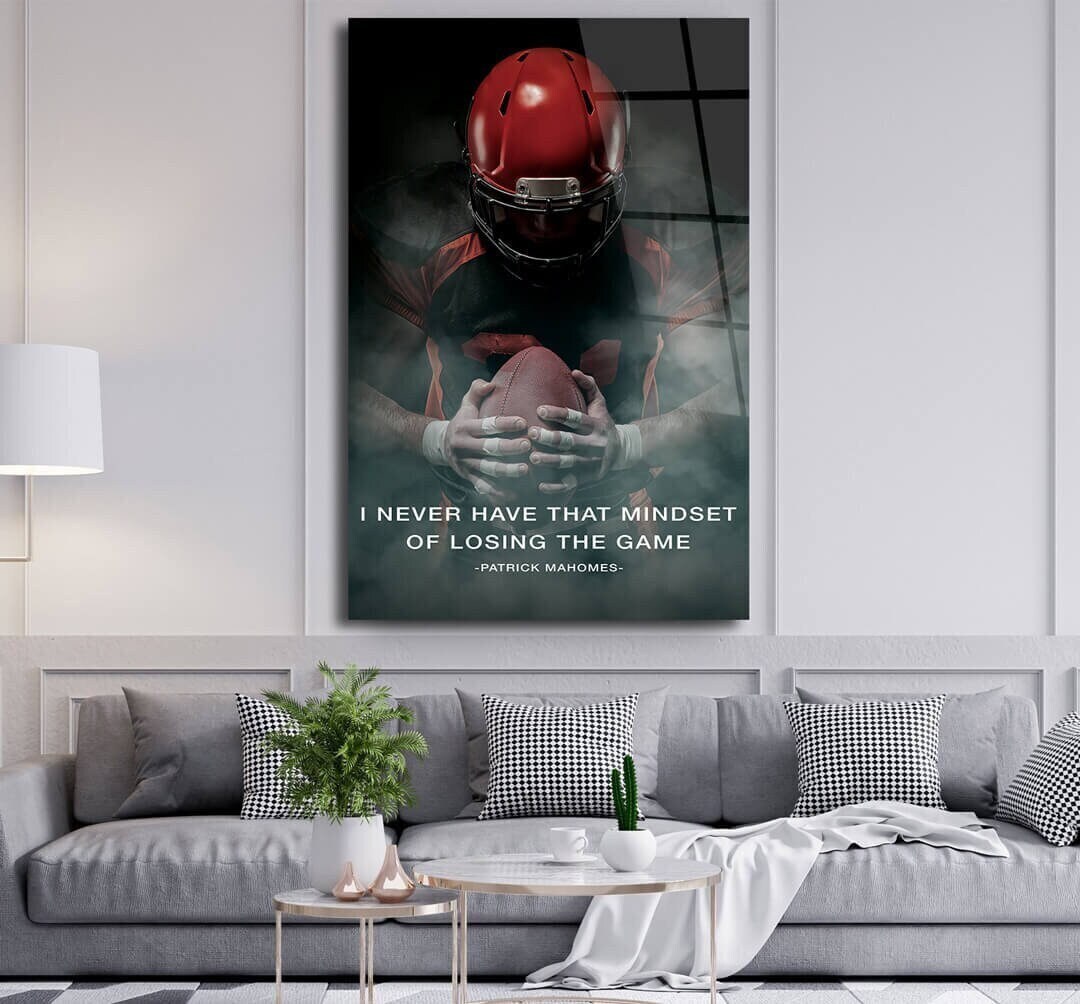 Patrick Mahomes Motivational Quotes American Football Wall Decor Super ...