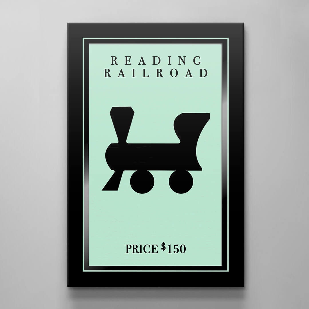 Retro Monopoly Bundle Wall Art Canvas Print Monopoly Inspirational Home ...