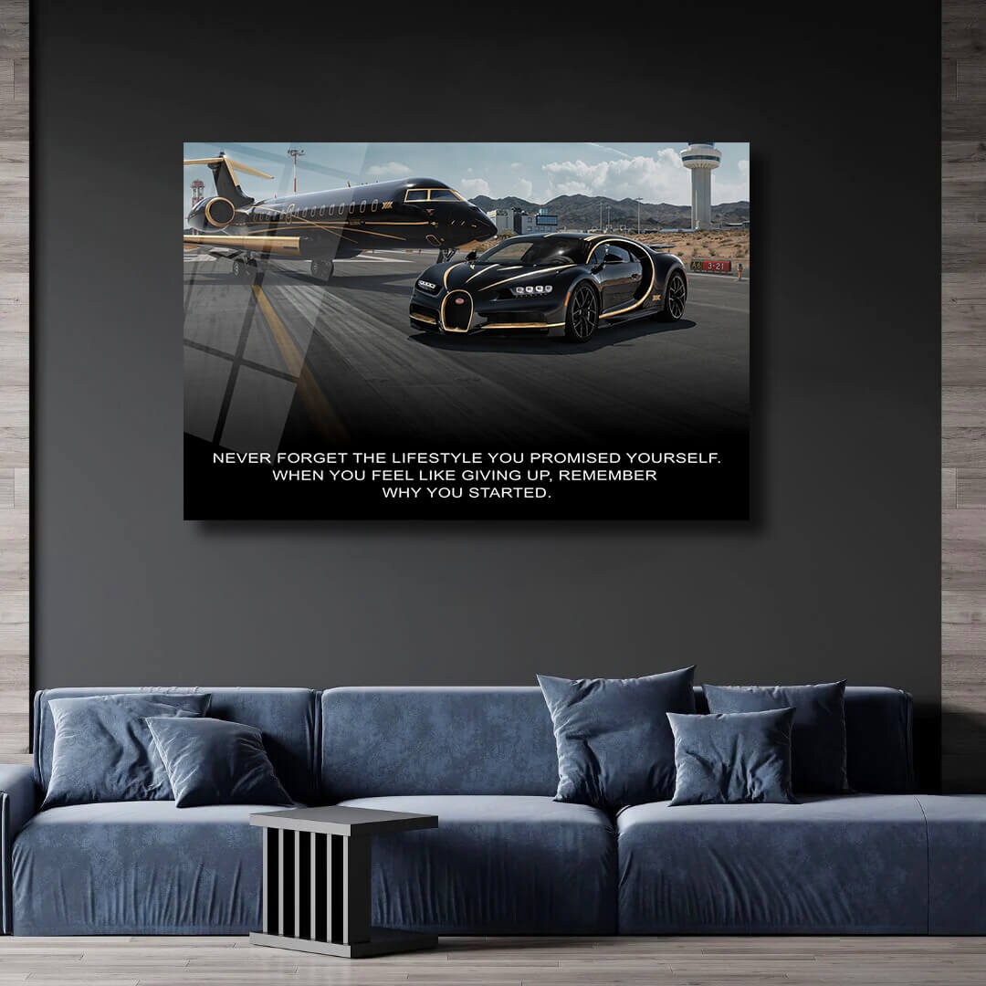 Never Forget Your Promises Motivational Wall Decor Canvas Wall Art ...