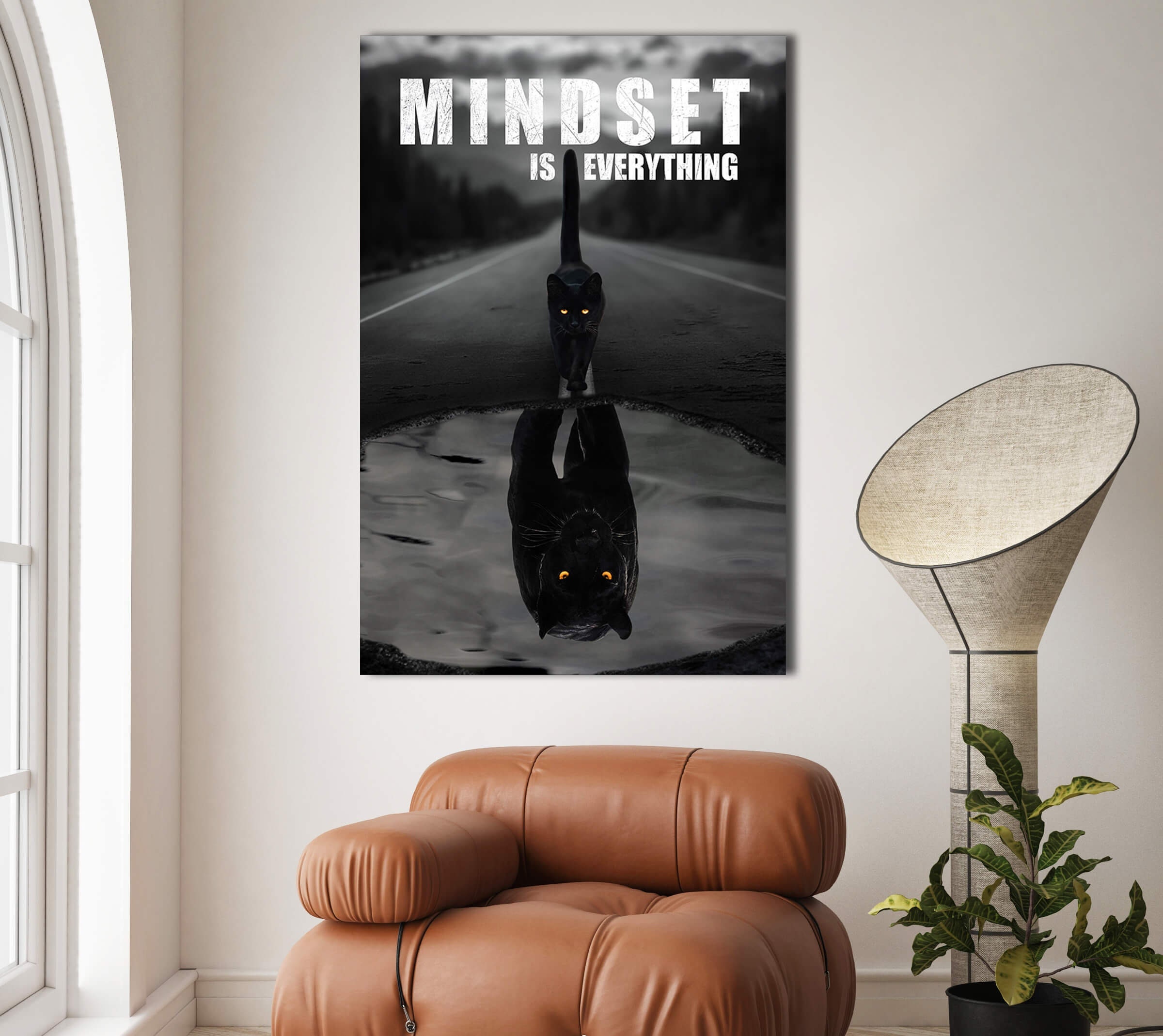 Mindset is Everything Office Wall Art Design Motivational Canvas Wall ...