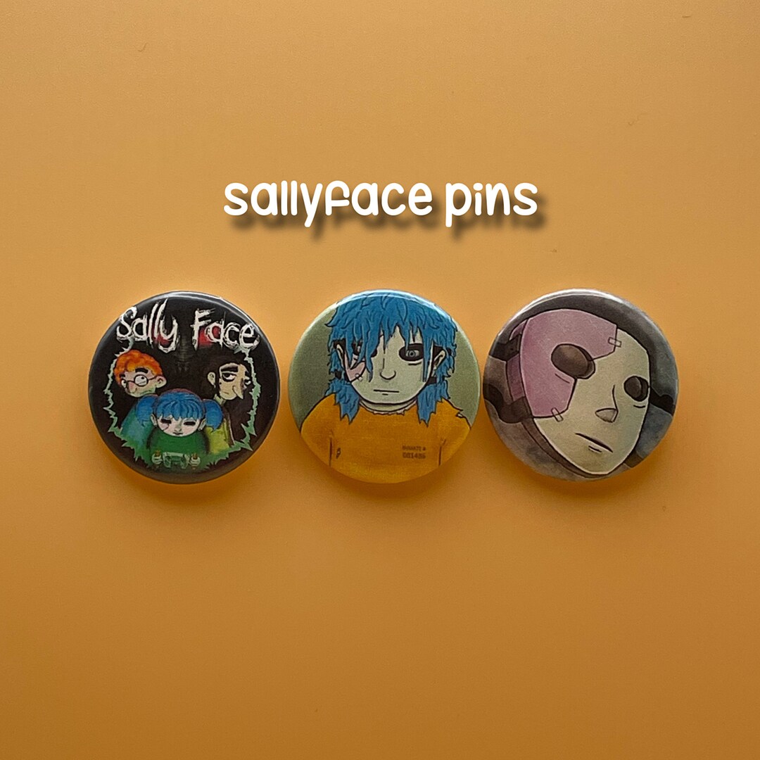 Sallyface Pin-back Buttons - Etsy