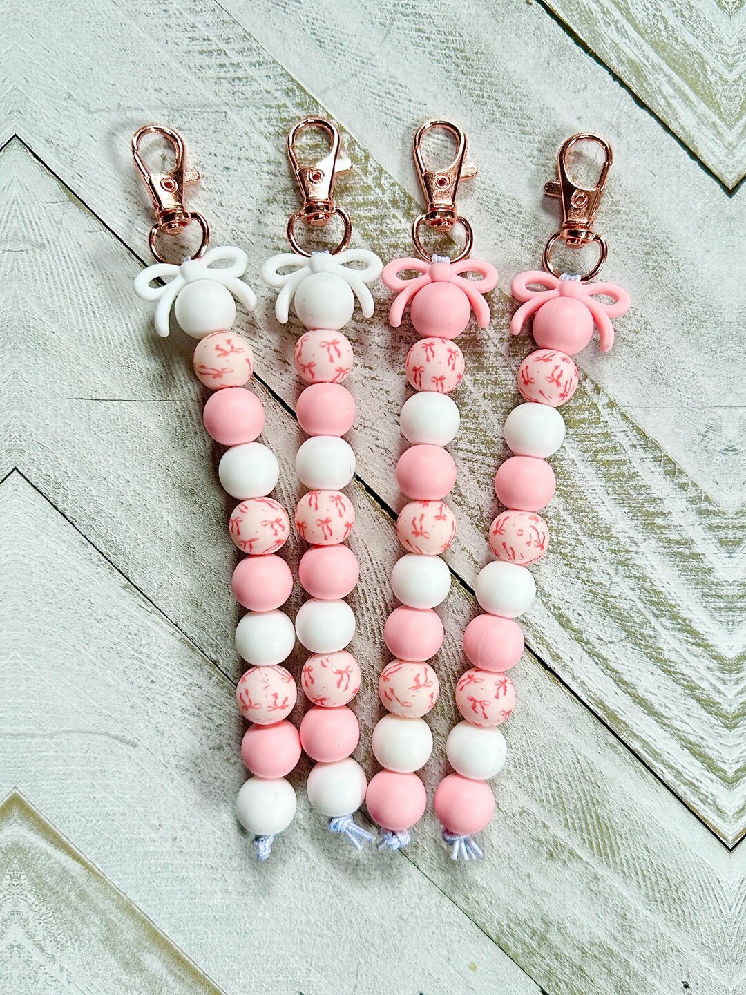 Pink Cervical Dilation Beaded Keychain/ Labor and Delivery/badge Buddy ...