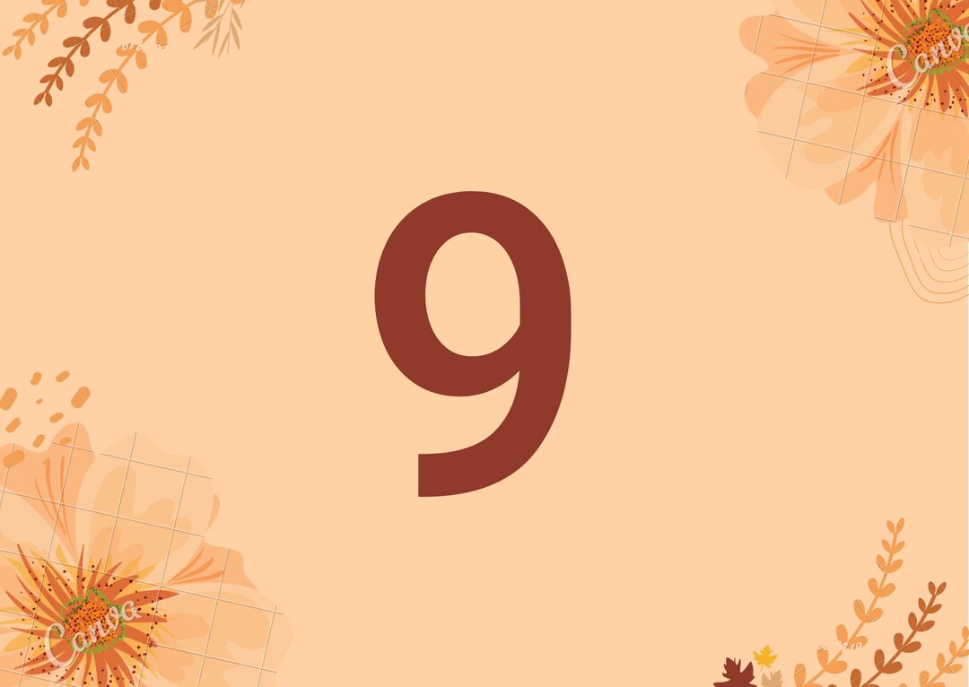 TABLE NUMBER 9 - Etsy