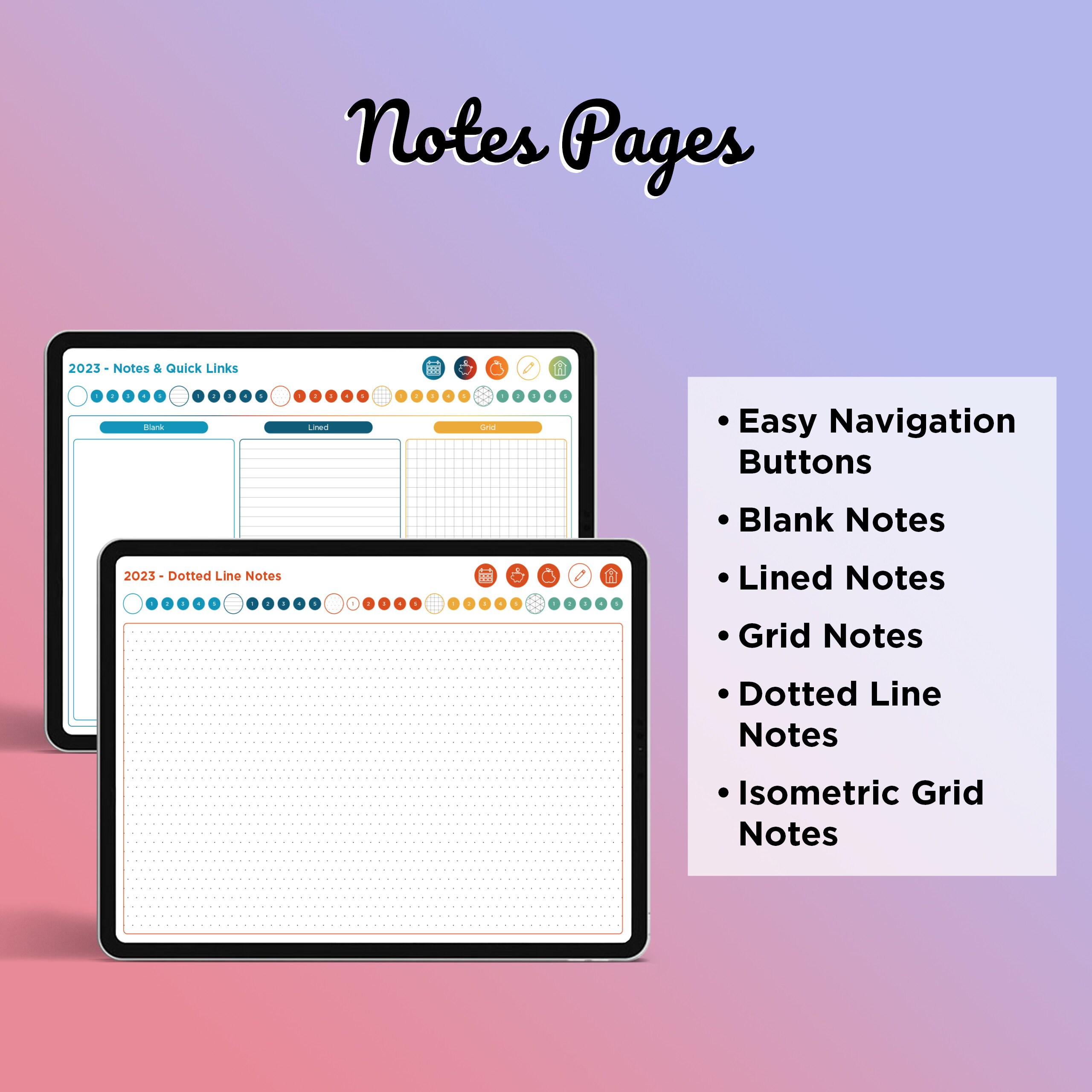 Simple Digital Diary 2023 Digital Daily Journal 365 Daily Journal iPad ...