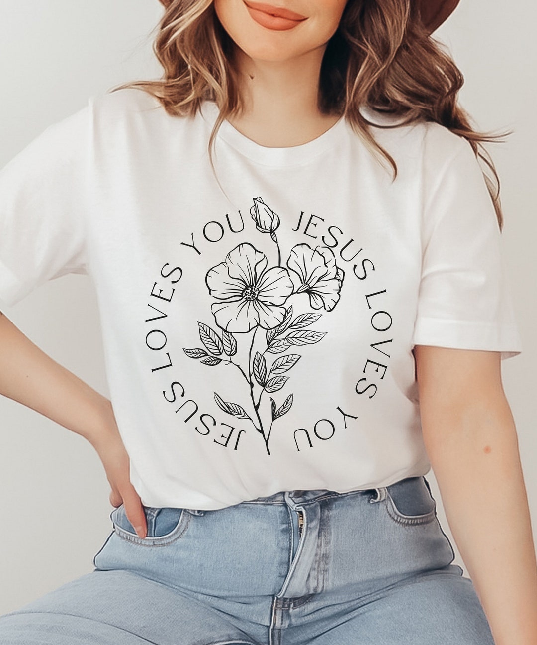 Jesus Loves You Shirt| Christian Shirt,christian Sweater,jesus Shirt ...