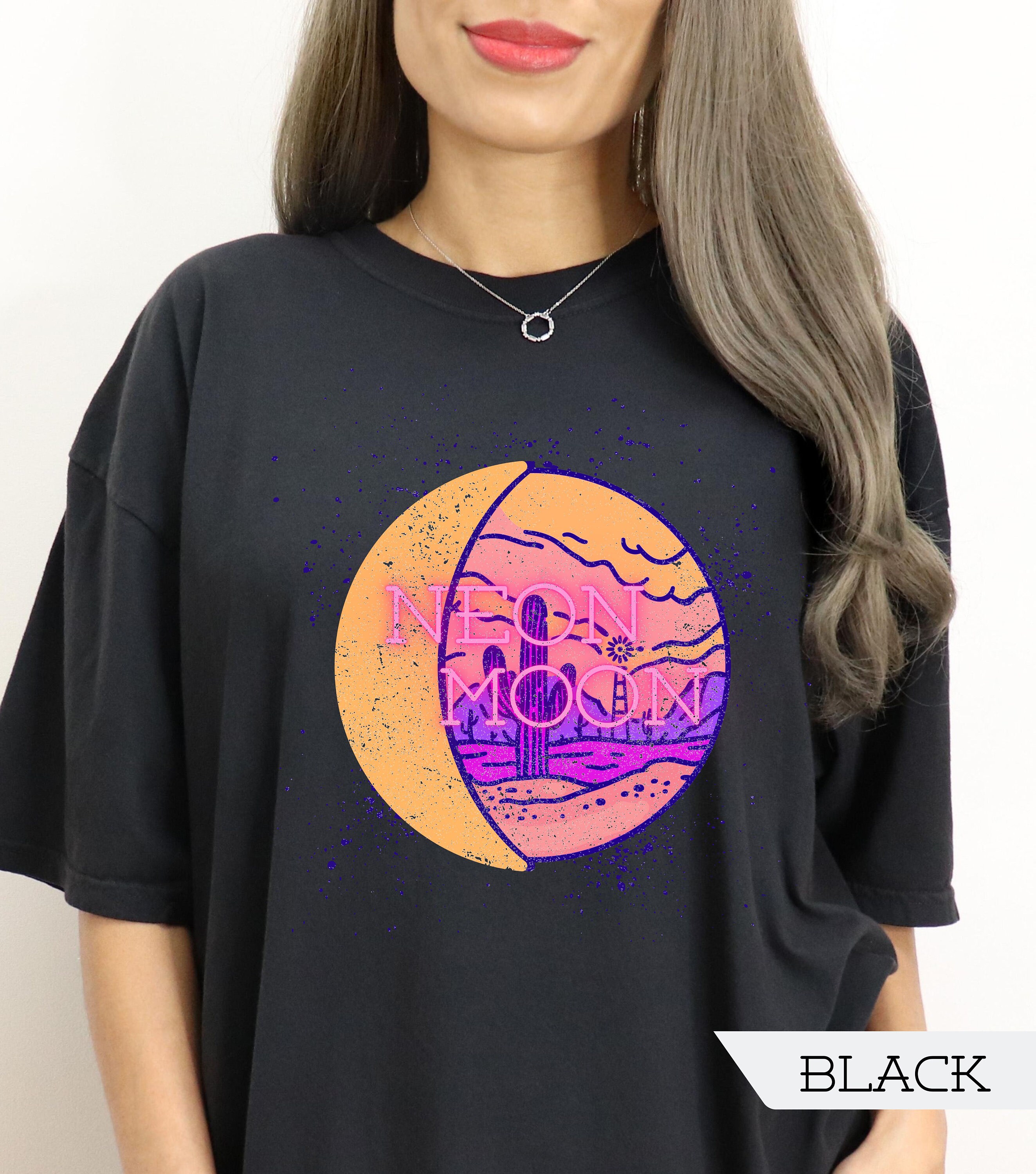 Neon Moon Shirt Classic Country Shirt Music Shirt Oversized Cotton ...