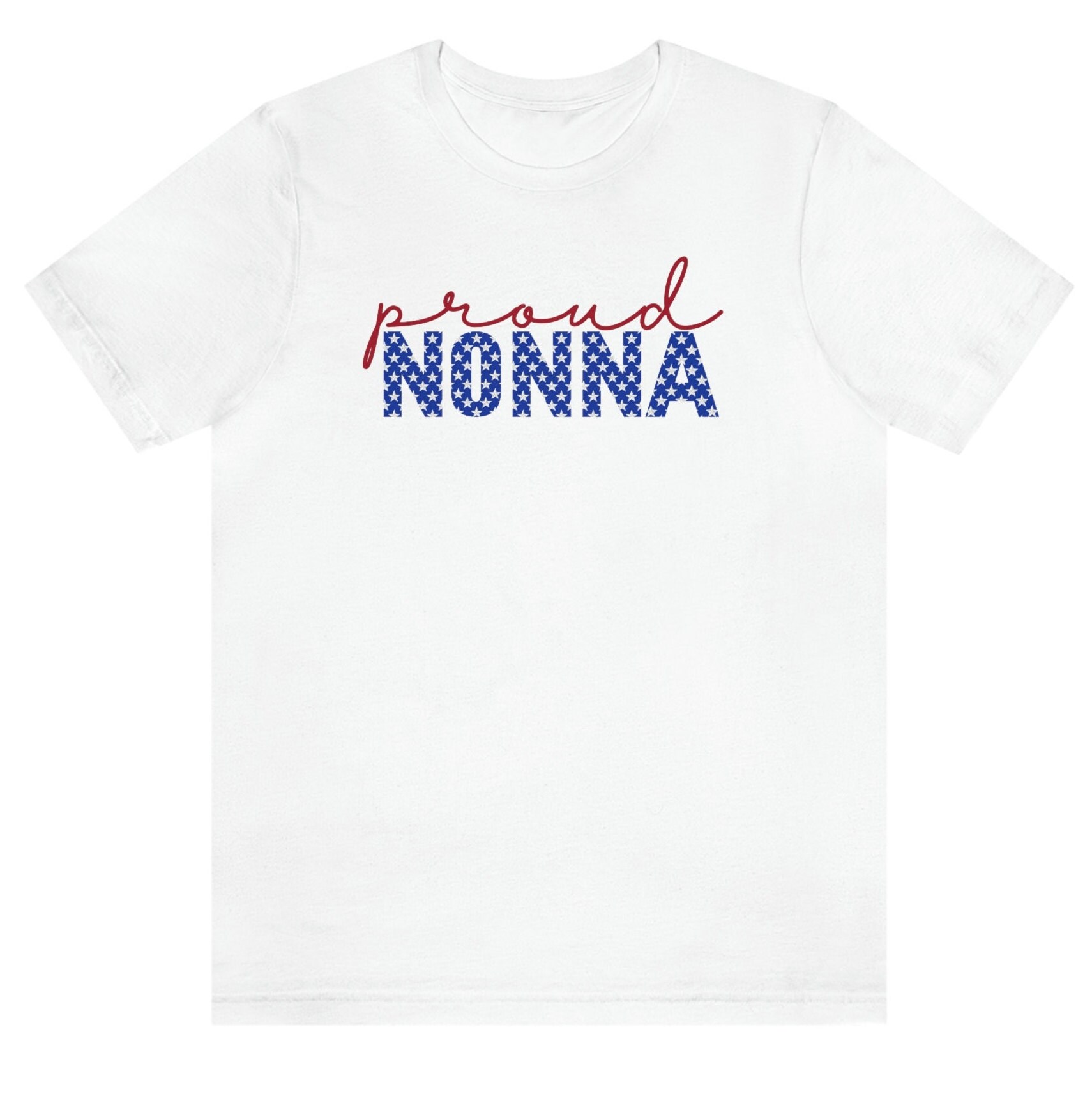 Proud Nonna Shirt| Patriotic Grandma Tshirt| Personalized Group Shirts ...