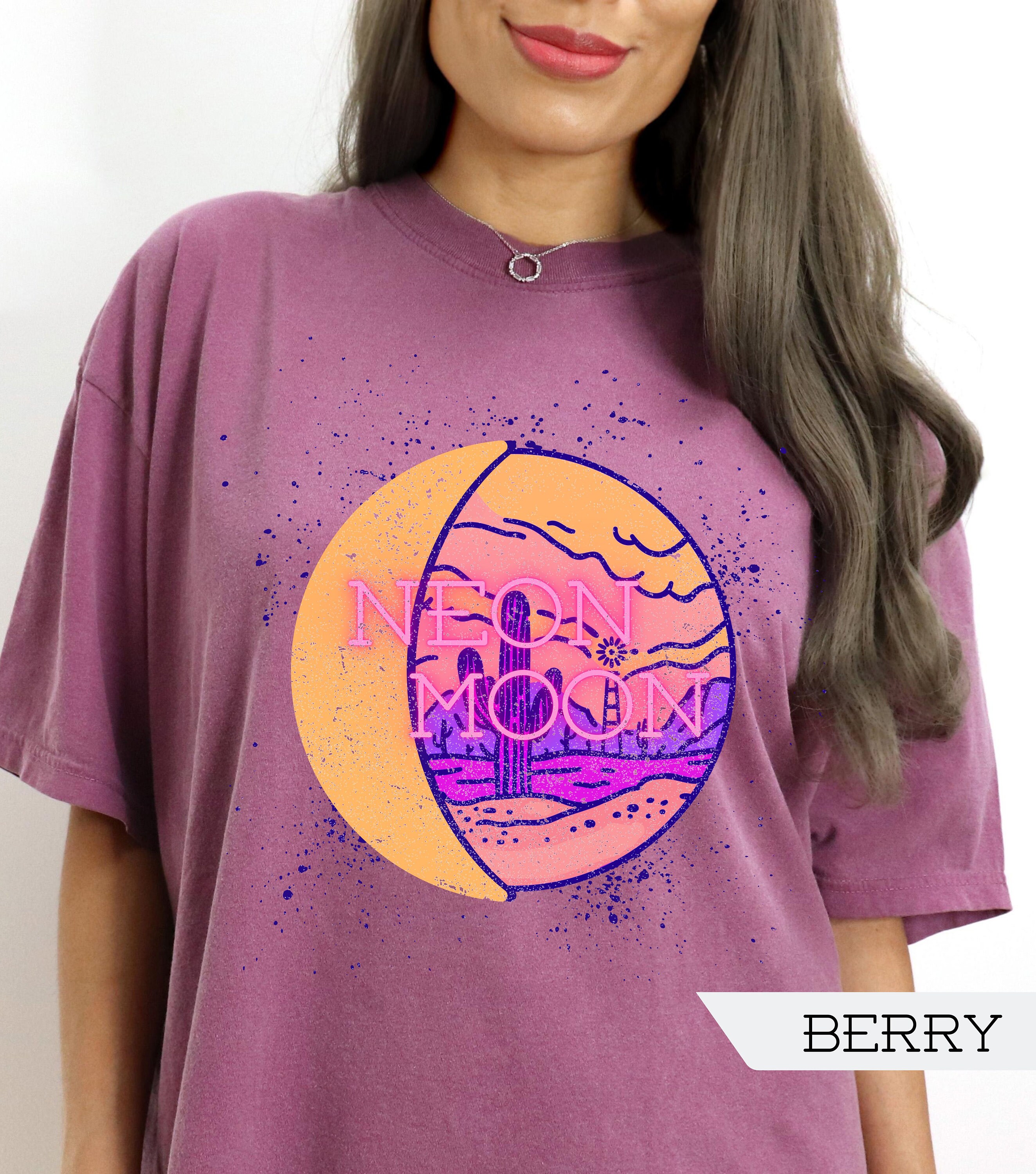 Neon Moon Shirt Classic Country Shirt Music Shirt Oversized Cotton ...