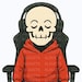 Red Hoodie Skeleton Pngtuber: Gamer Vtuber Avatar (veadotube Ready ...