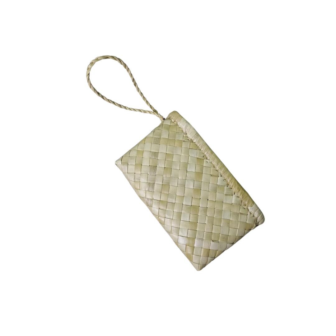 Handmade Native Pandan Leaves Pouch Bag 1x6x3inches, Eco Friendly Made ...