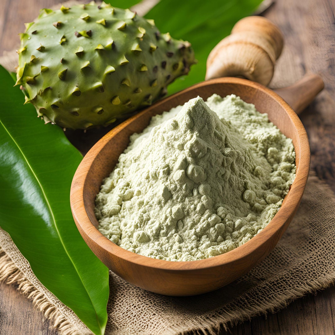 Philippine Fruit Soursop Leaves Powder, Annona Muricata, Guanabana, Graviola Guyabano, No Added ...