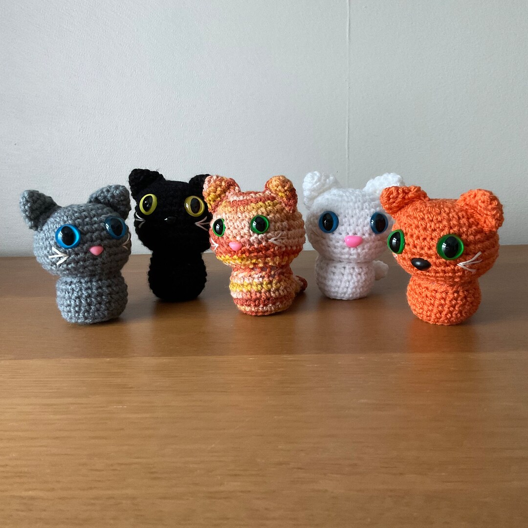 Handmade Tiny Crochet Cat Kitten Gift - Etsy UK