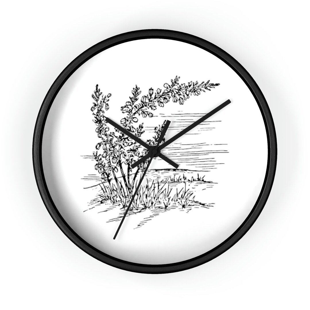Weeds Wall Clock - Etsy