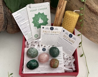 Heart Chakra Crystal Set - Etsy