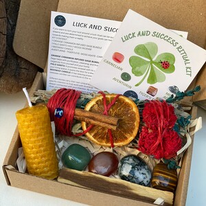 Luck and Success Ritual Kit, 4 Luck and Success Crystal, Energy ...
