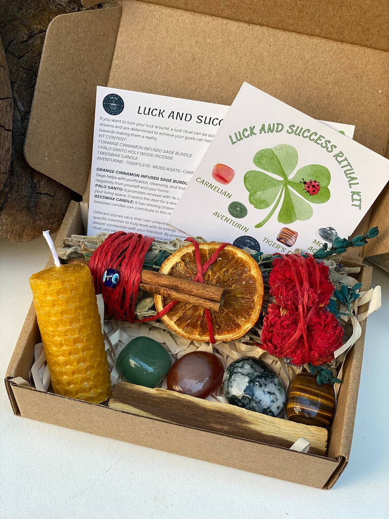 Luck and Success Ritual Kit 4 Luck and Success Crystal - Etsy