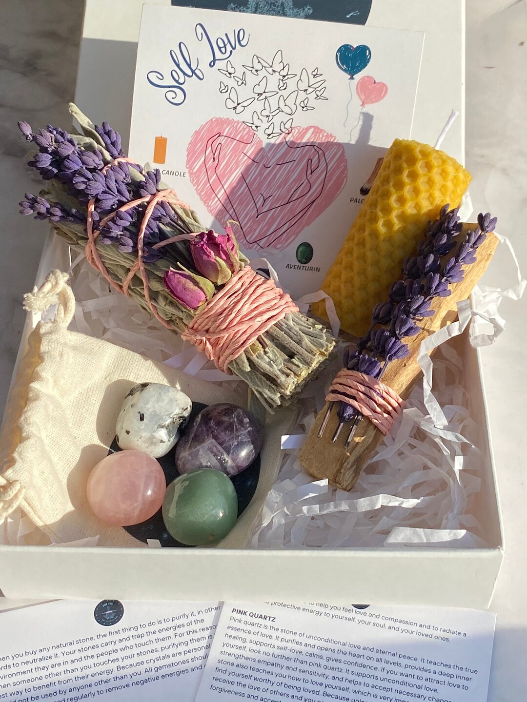 Self Love Crystal Kit, Love Crystal Set, Love Crystals, Crystal Healing ...