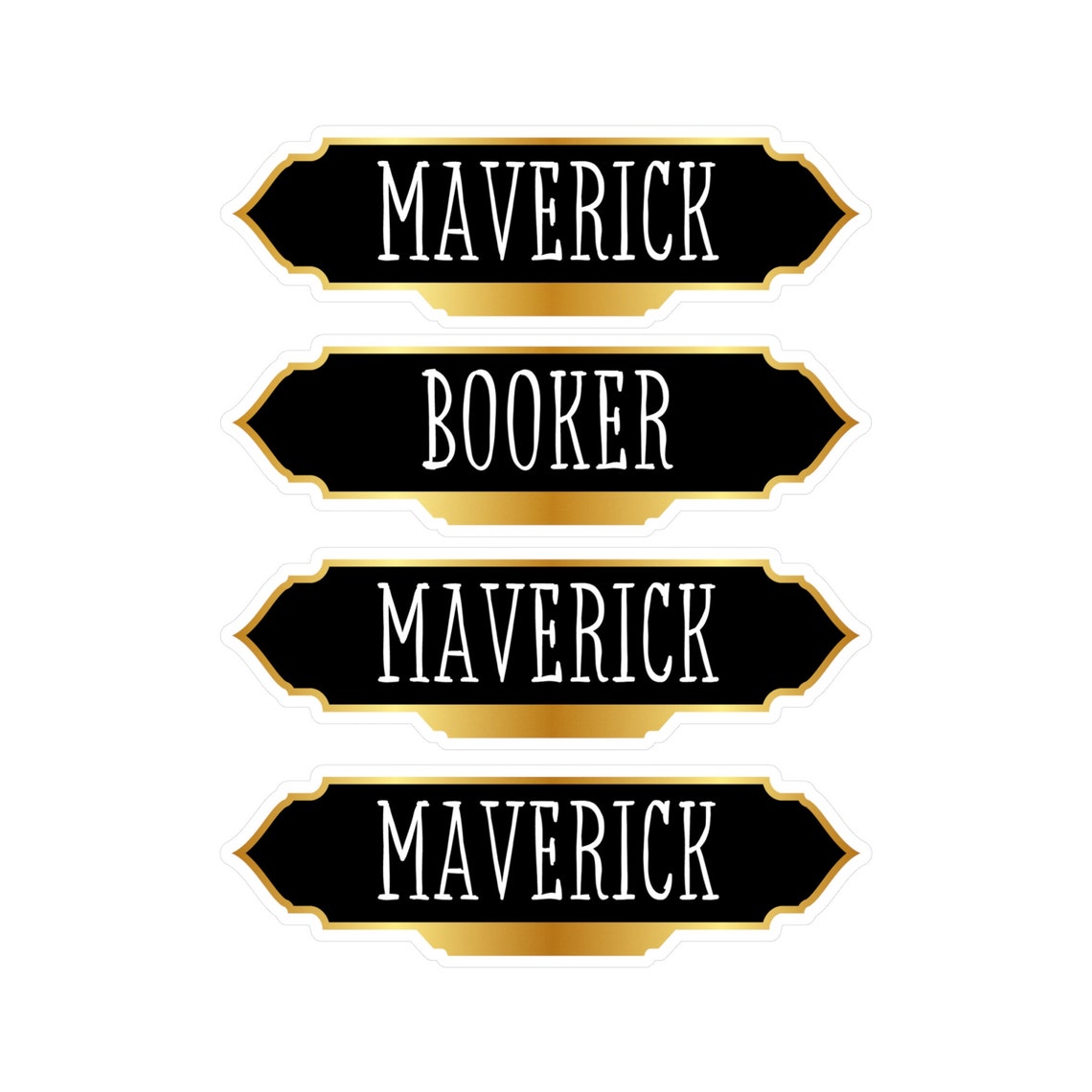 Name Plate Decals Horse Bucket Labels Vinyl Name Plate Decals horse ...