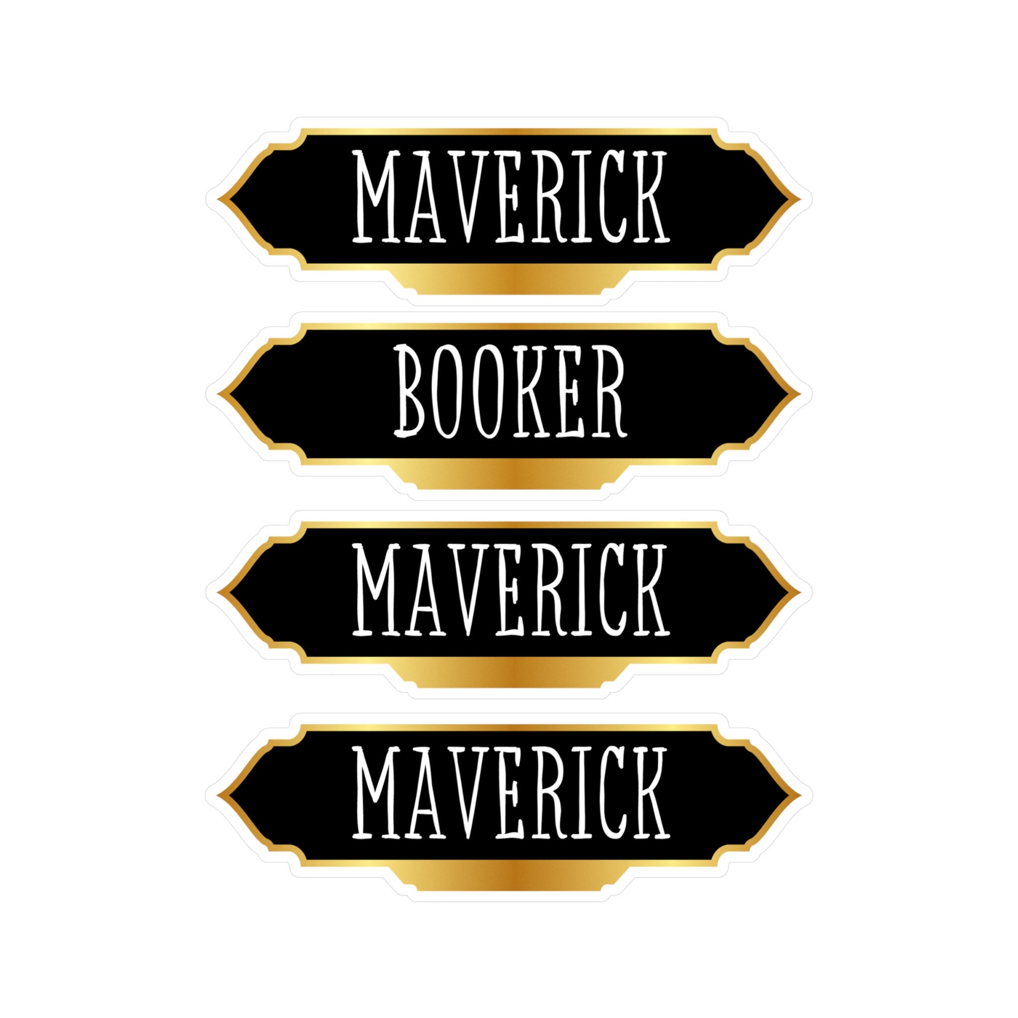 Name Plate Decals Horse Bucket Labels Vinyl Name Plate Decals horse ...