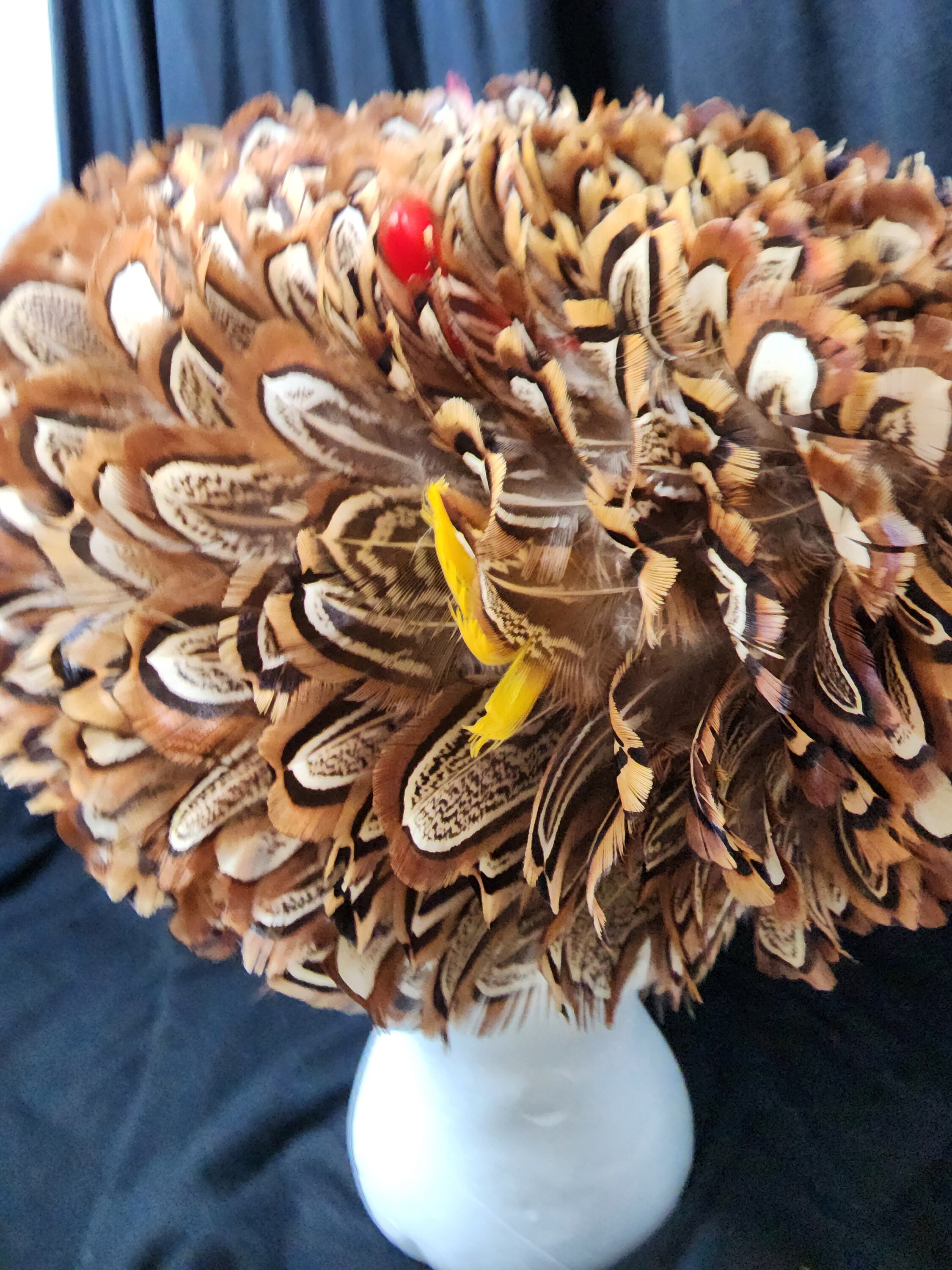1950's Linda Farrell Pheasant Feather Hat - Etsy