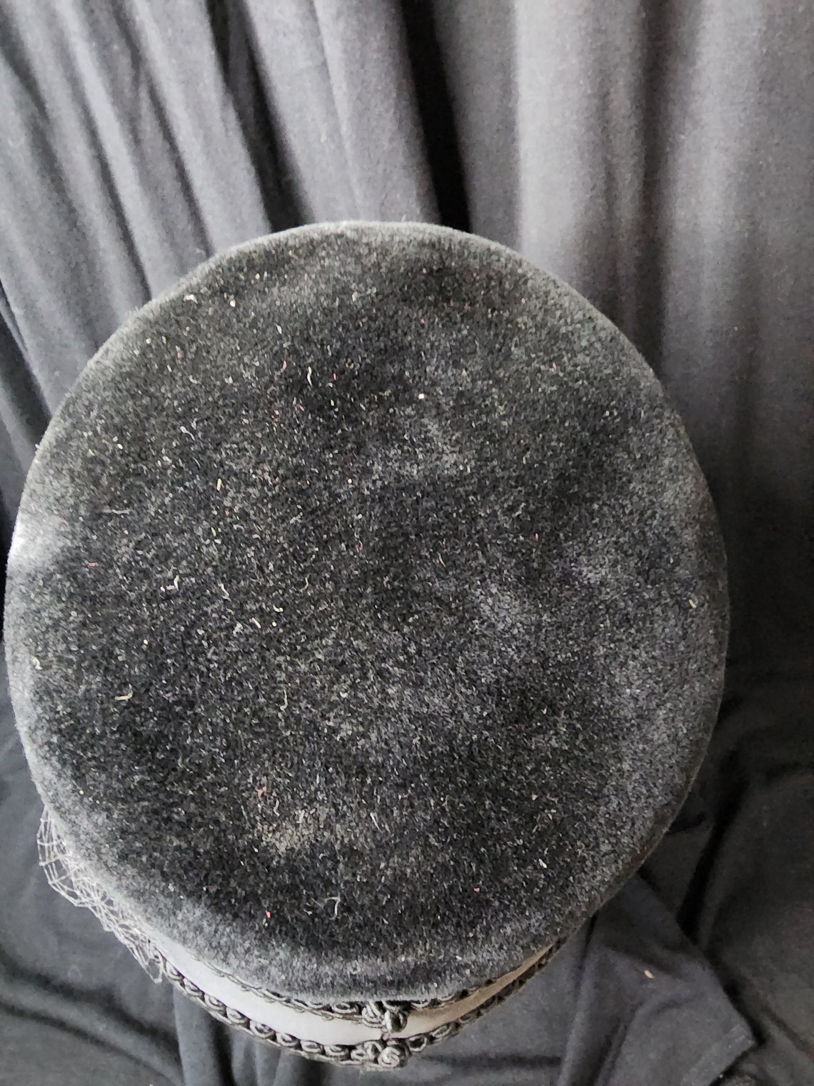 1950's Velvel Cloche Hat Lecie With Picardy Body Made in France - Etsy