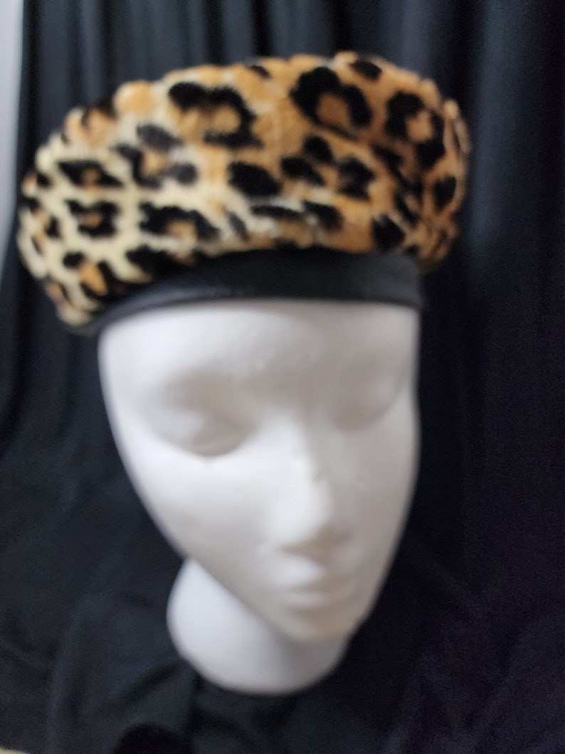 1960's Vintage Leopard Printed Hat - Etsy