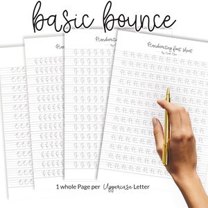 87 Page Bounce Neat Hand Writing Workbook | Practice Sheet Guide ...