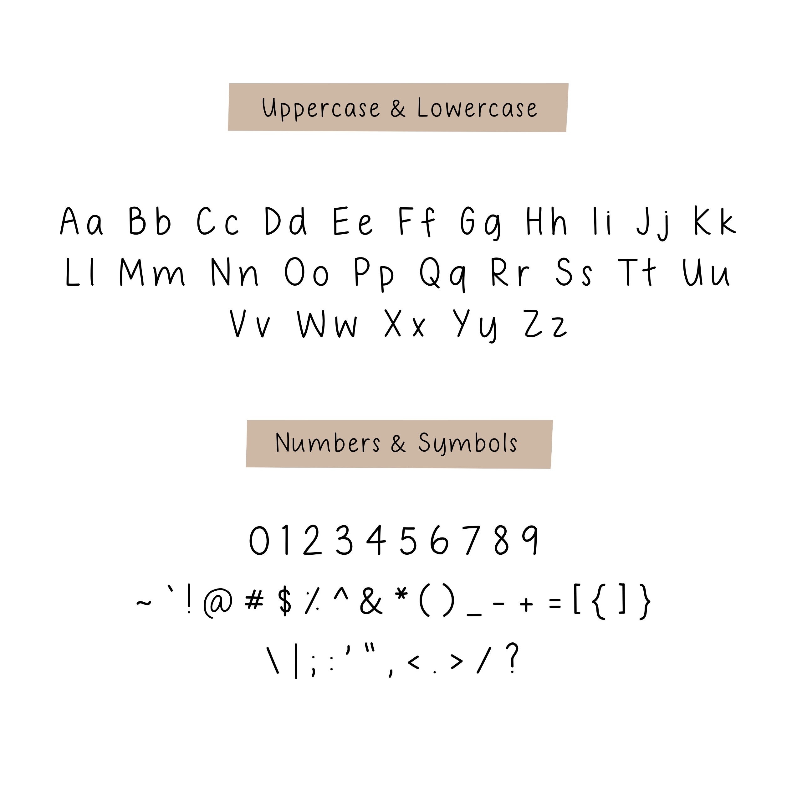 Cozy Study Handwritten Font for Note Taking Cute Neat Writing Written ...