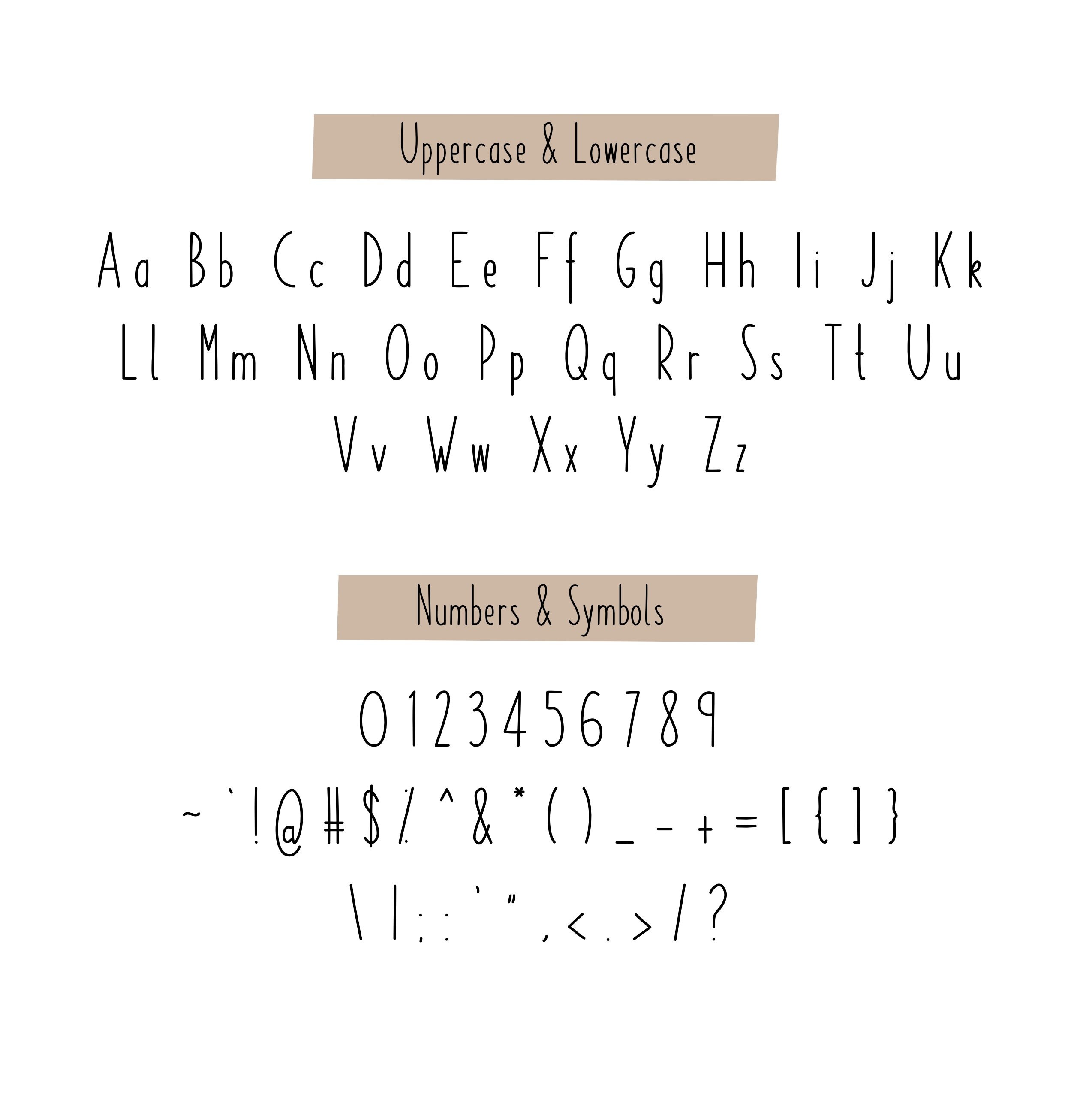 Tall & Thin Handwritten Font for Note Taking Neat Writing Bold Written ...