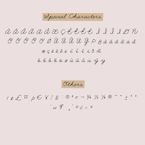 Cursive Handwritten Font for Note Taking, Cute Neat Writing Fun Written ...