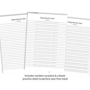 99 Page Student Notes Hand Writing Practice Workbook Sheet Printable ...
