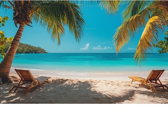 Virtual Background Beach Ocean View - Etsy