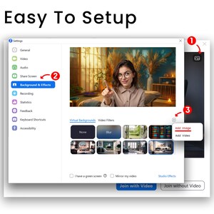 Realistic Virtual Background of the Massage Room Zoom, Google Meet ...
