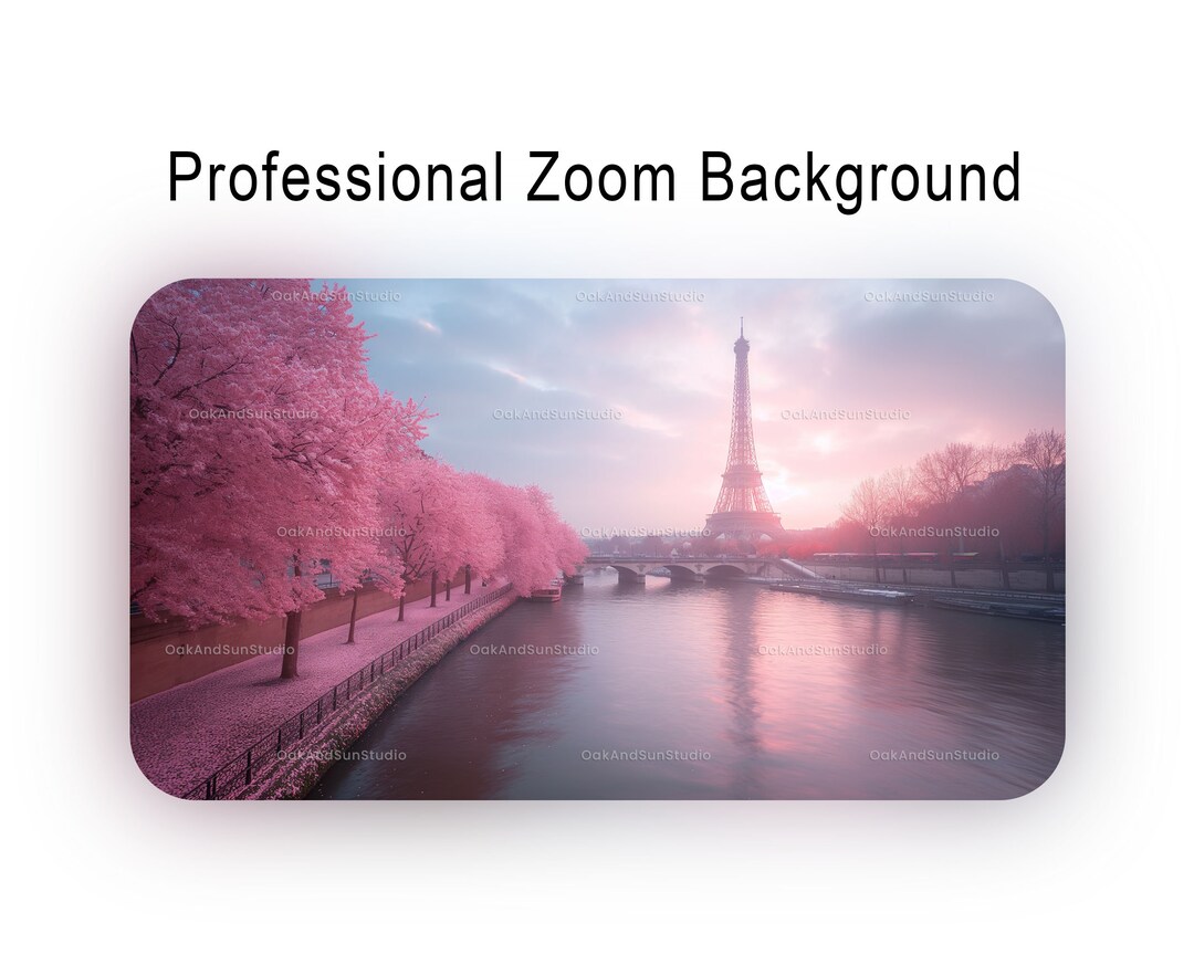 Paris | Valentine Day | Eiffel Tower | Pink Trees | Romantic | Zoom ...