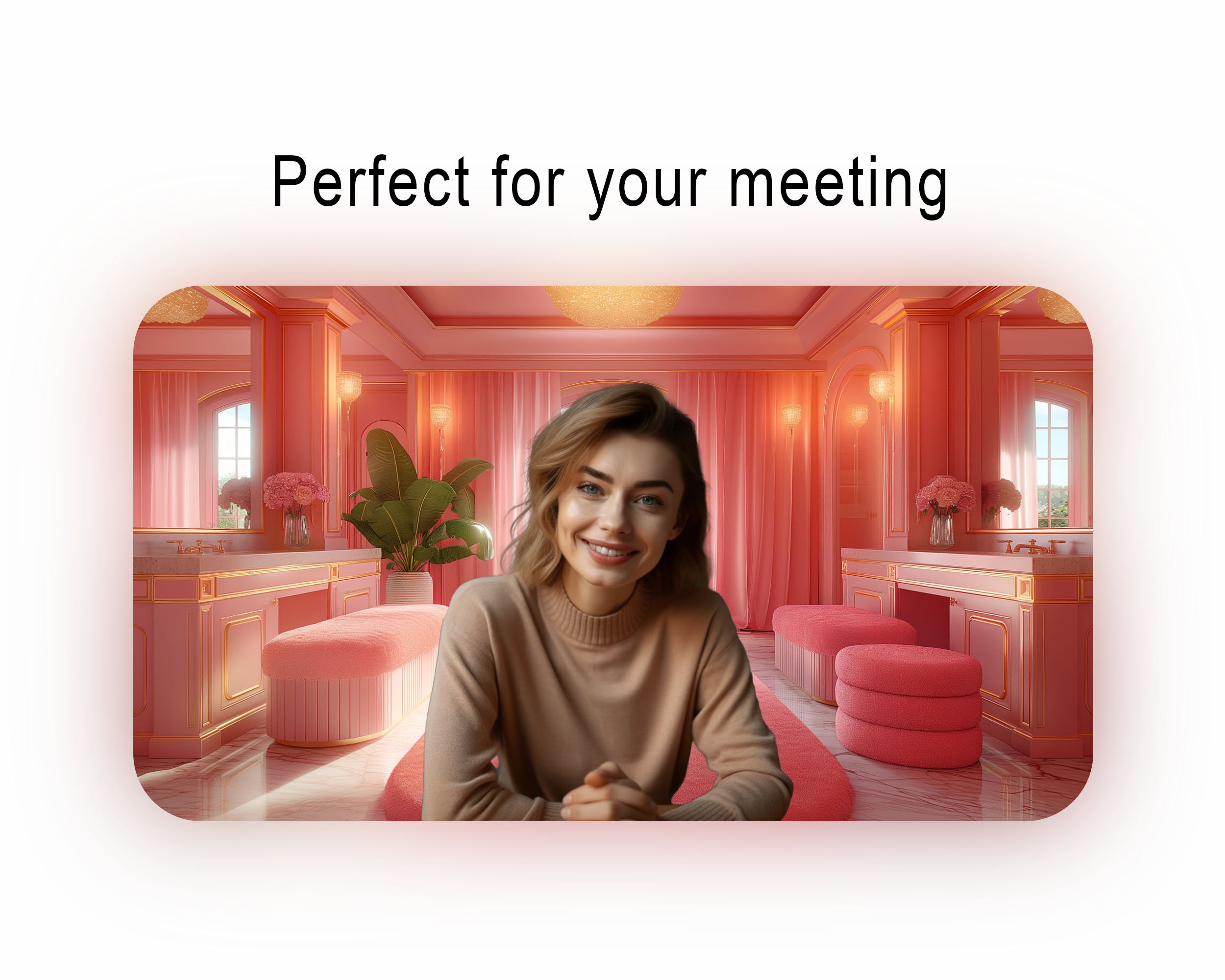 Barbie Pink Virtual Background of Dressing Room | Suitable for Zoom ...