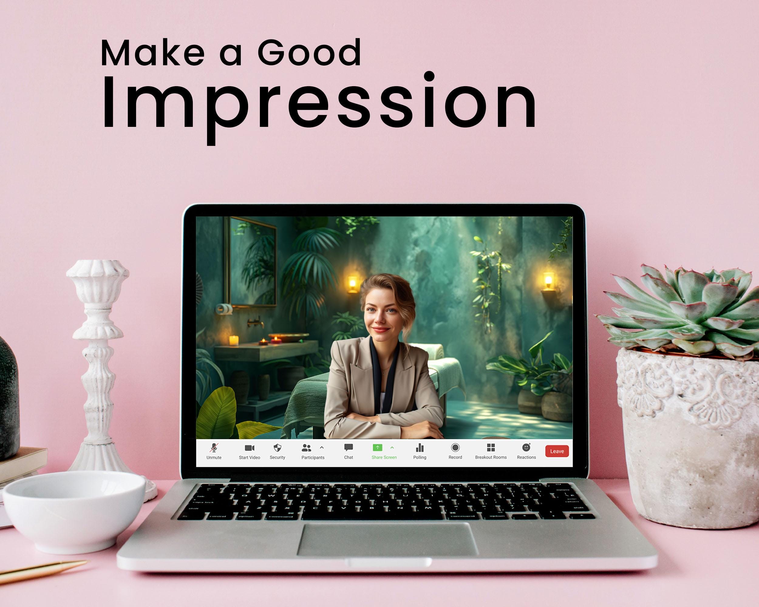 Realistic Virtual Background of the Massage Room | Zoom, Google Meet ...