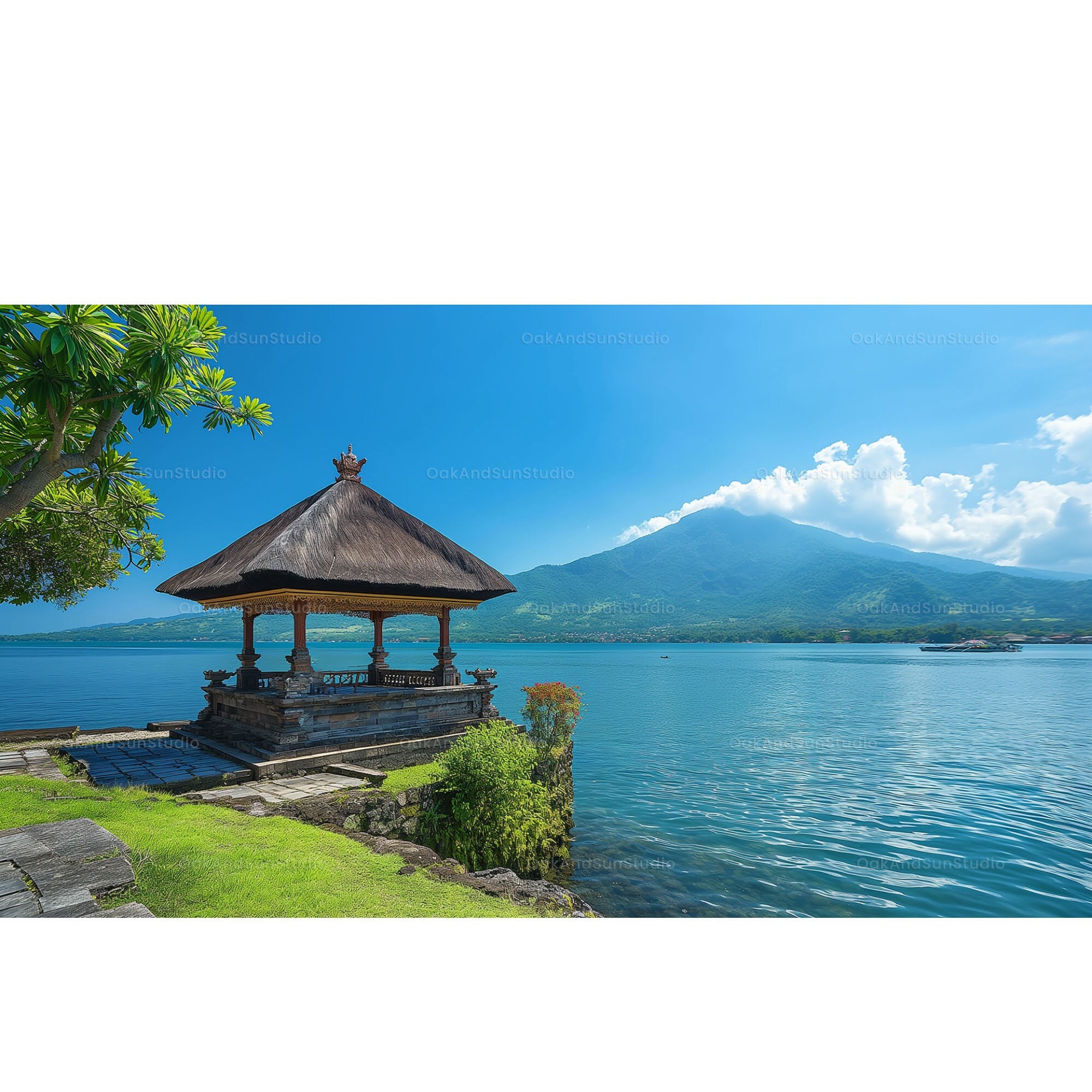 Bali Landscape Background for Zoom Zoom, Meet, Microsoft Teams Backdrop ...