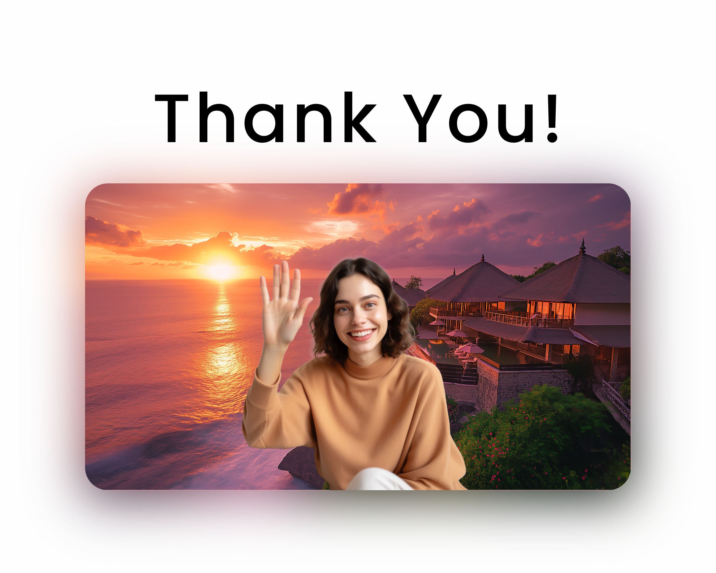 Sunset Sea View Background for Zoom Zoom, Meet, Microsoft Teams ...