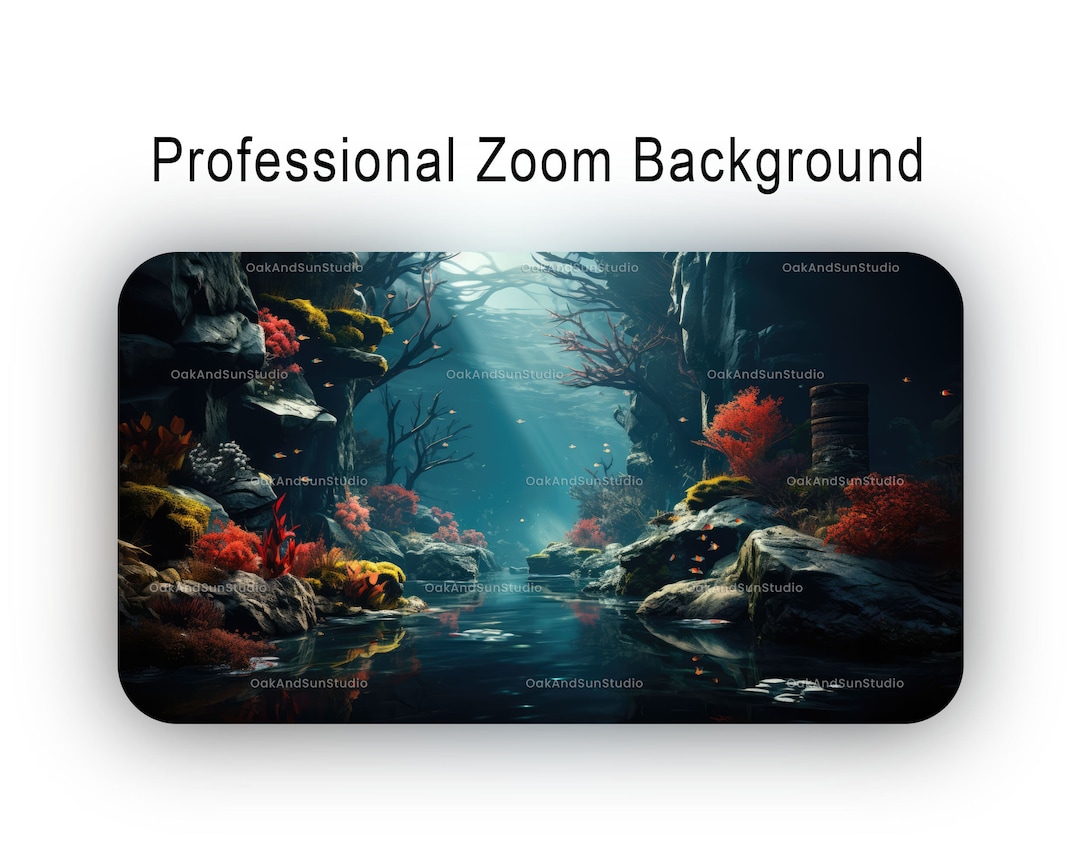 Realistic Virtual Background With Aquarium View for Ocean and Sea ...