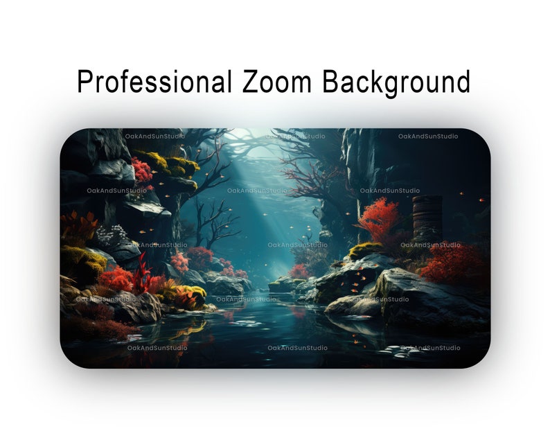 Realistic Virtual Background With Aquarium View for Ocean and Sea ...