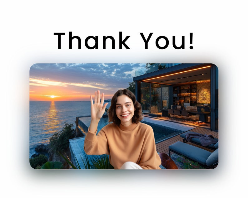 Realistic Virtual Background of Infinity Pool With Sunset in Bali ...