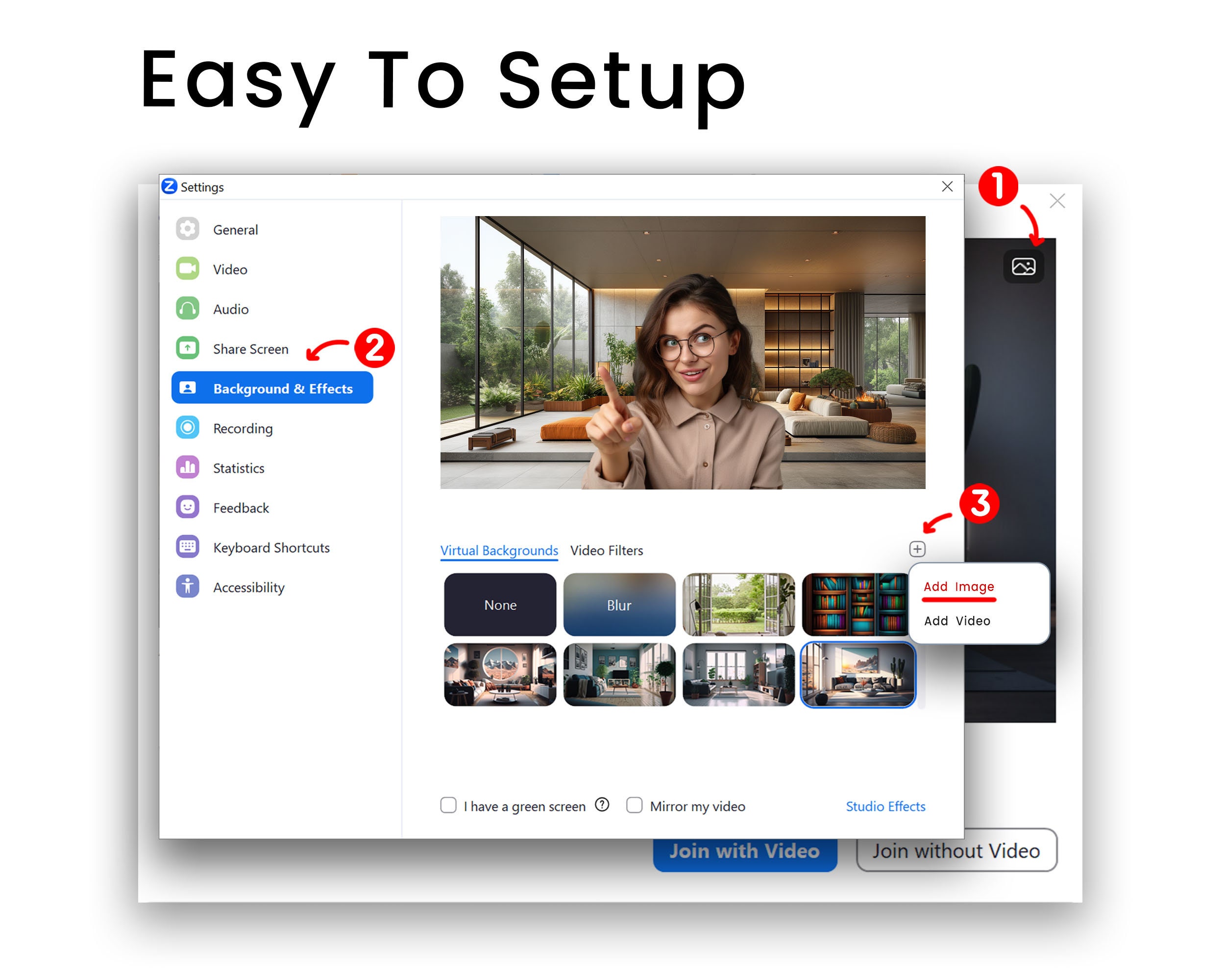 Realistic Virtual Background of a Lobby With Lounge Vibes Suitable for ...