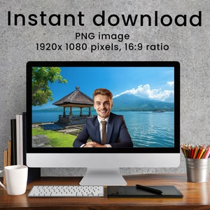 Bali Landscape Background for Zoom | Zoom, Meet, Microsoft Teams ...