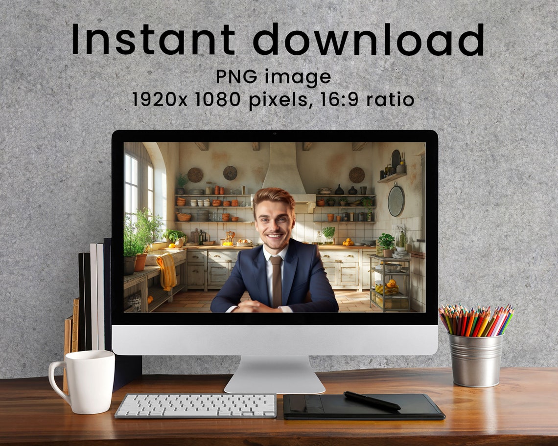 Italy Inspired Zoom Background | Office Virtual Background | Teams ...