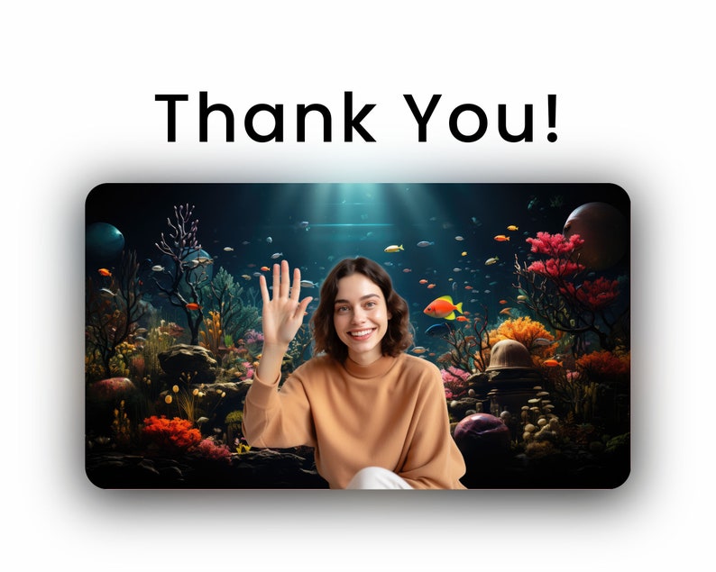 Realistic Virtual Background With Aquarium View for Ocean and Sea ...