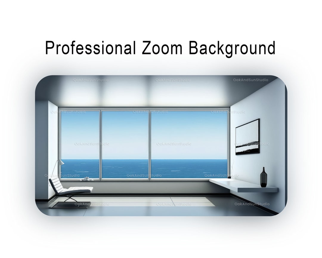 Sea View Office Zoom Virtual Backgrounds Microsoft Teams Facebook ...